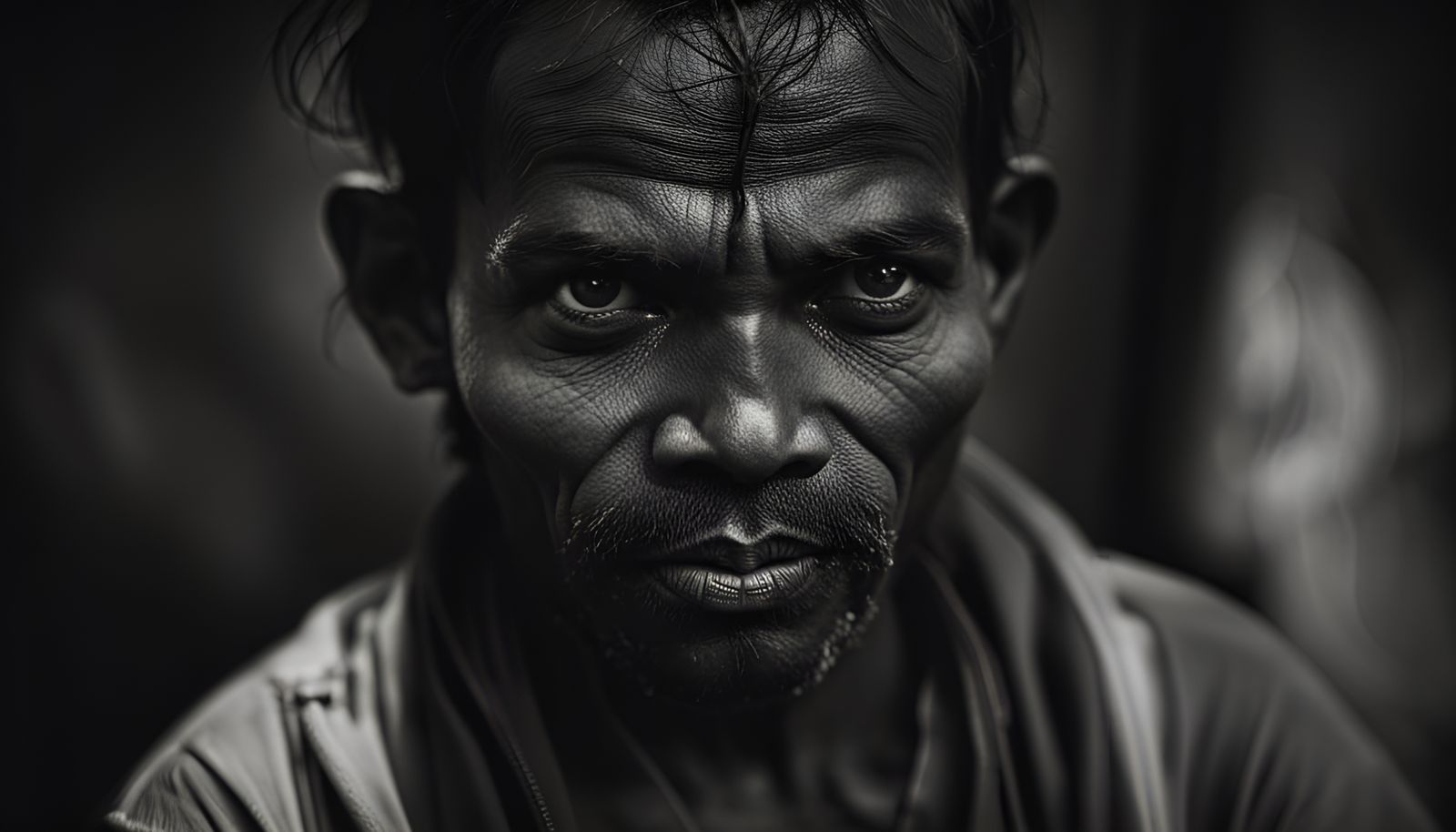 Dalit in Mumbai portrait - AI Generated Artwork - NightCafe Creator