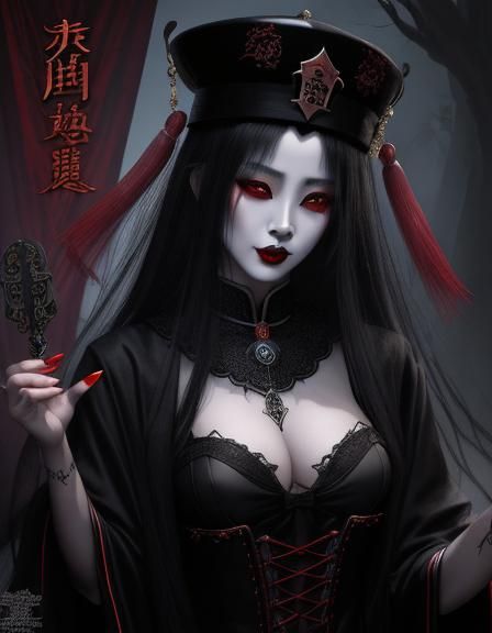 Lady Jiangshi 1 - AI Generated Artwork - NightCafe Creator