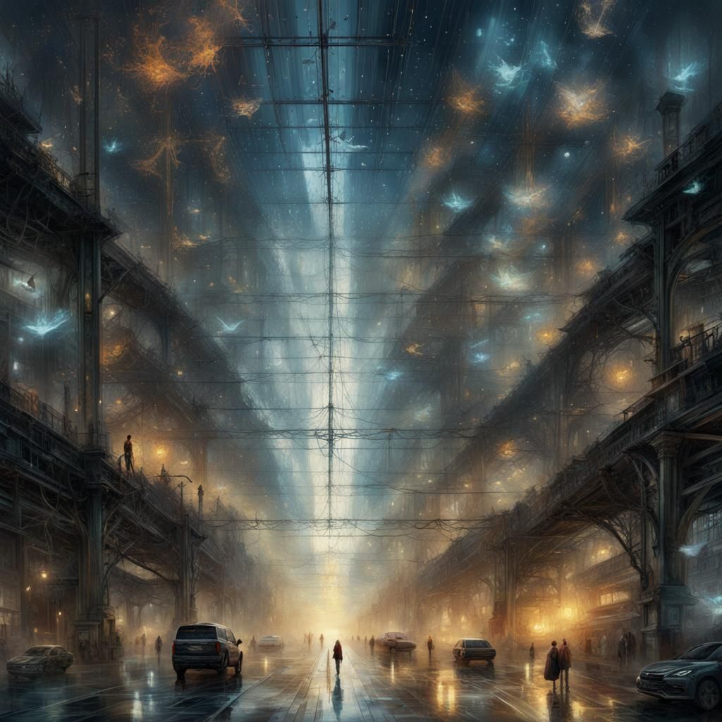 Living in the Matrix - AI Generated Artwork - NightCafe Creator