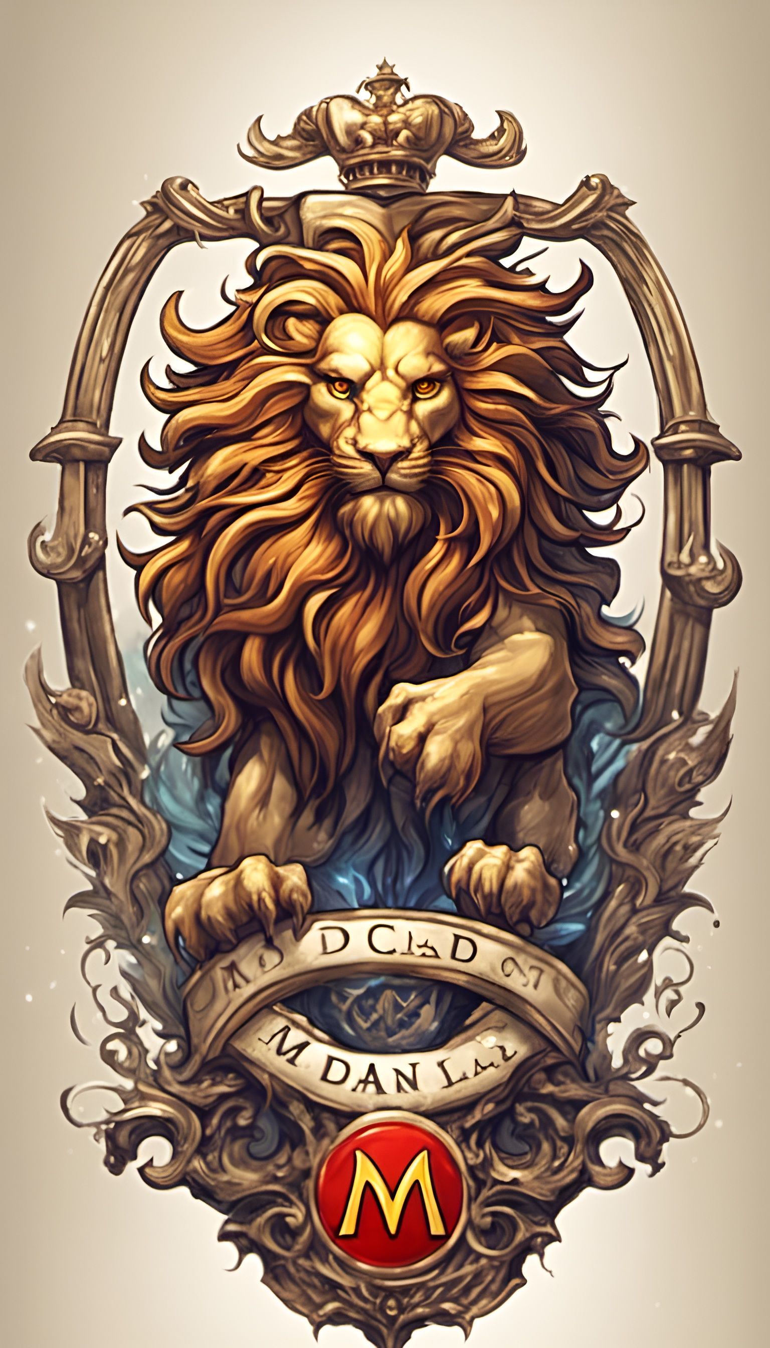 The Iron Lion - AI Generated Artwork - NightCafe Creator