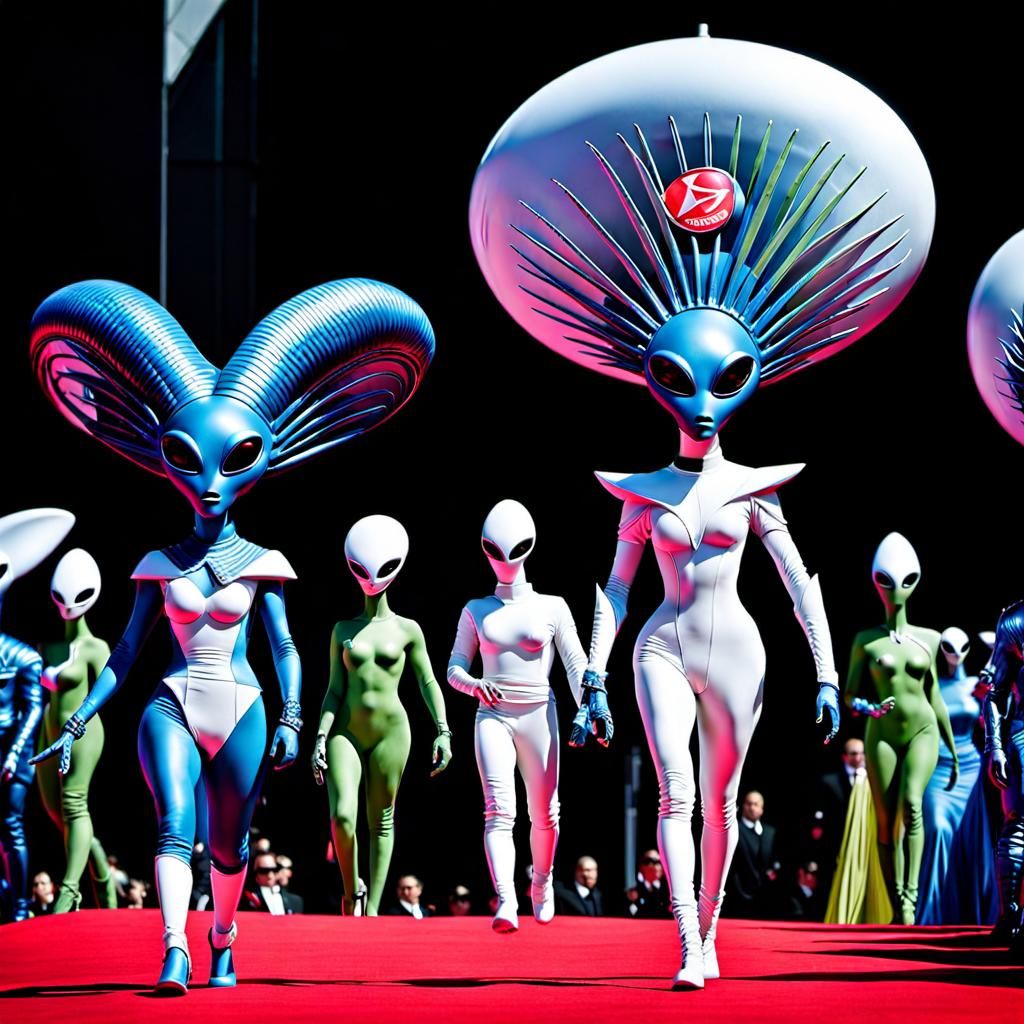 Nominees for 'Best Supporting Alien in a Human Film' arrive for the ...