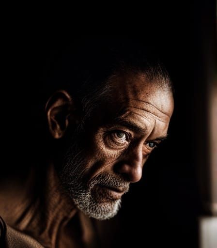 Close up portrait, ambient light, Nikon 15mm f/1.8G, by Lee Jeffries ...