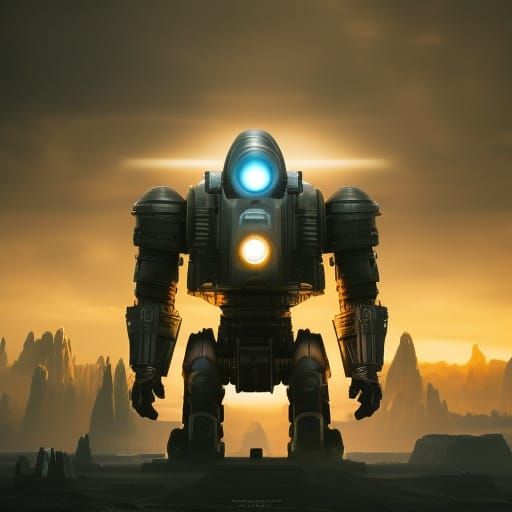 Hostile Robot - AI Generated Artwork - NightCafe Creator