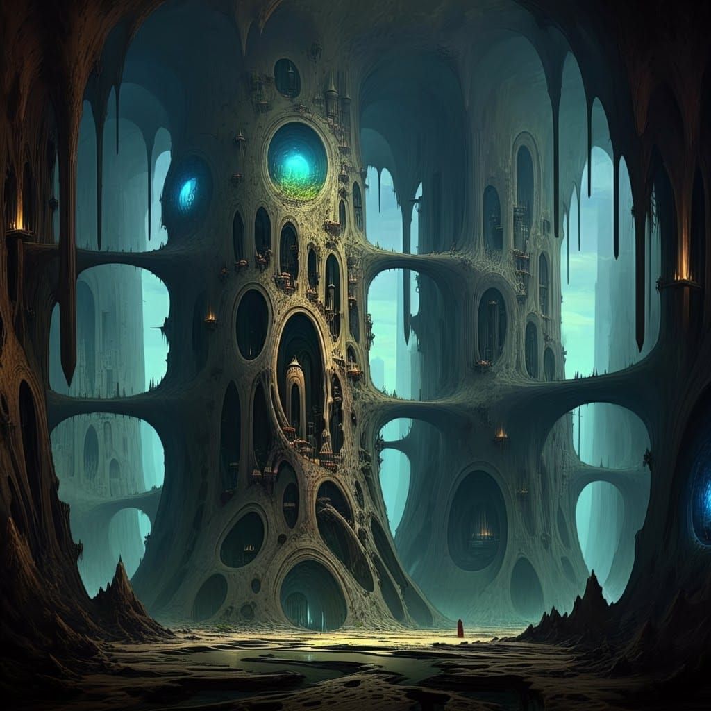 Ancient artificial caverns of Itheereum 1