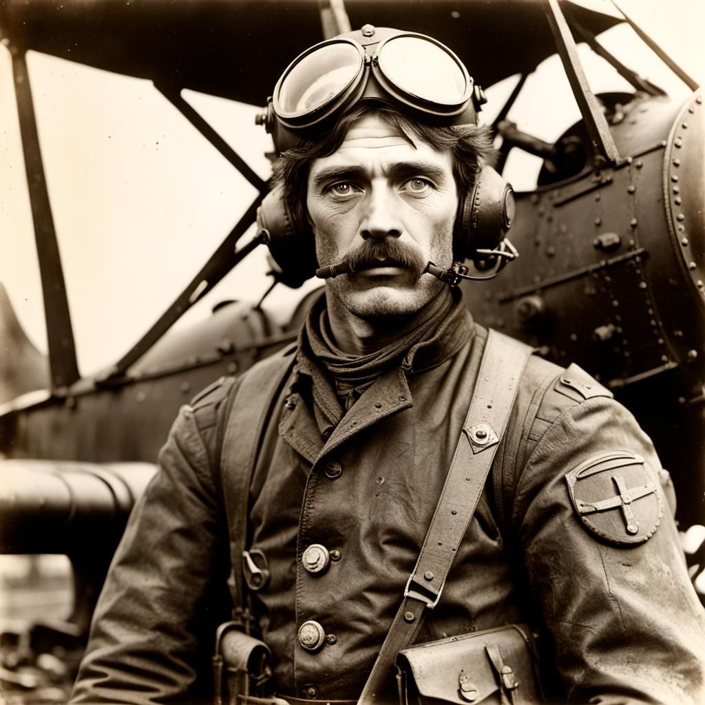 Fighter pilot - AI Generated Artwork - NightCafe Creator