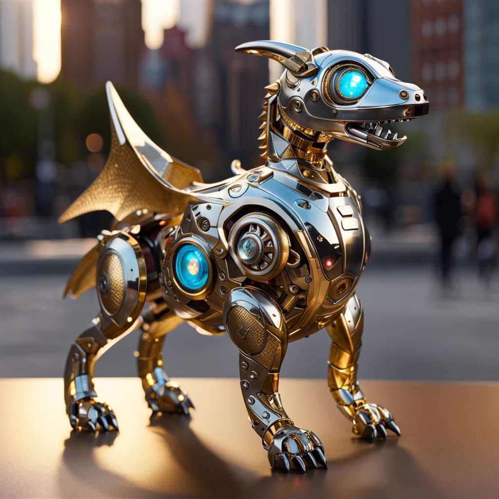 Drac-doggo - AI Generated Artwork - NightCafe Creator