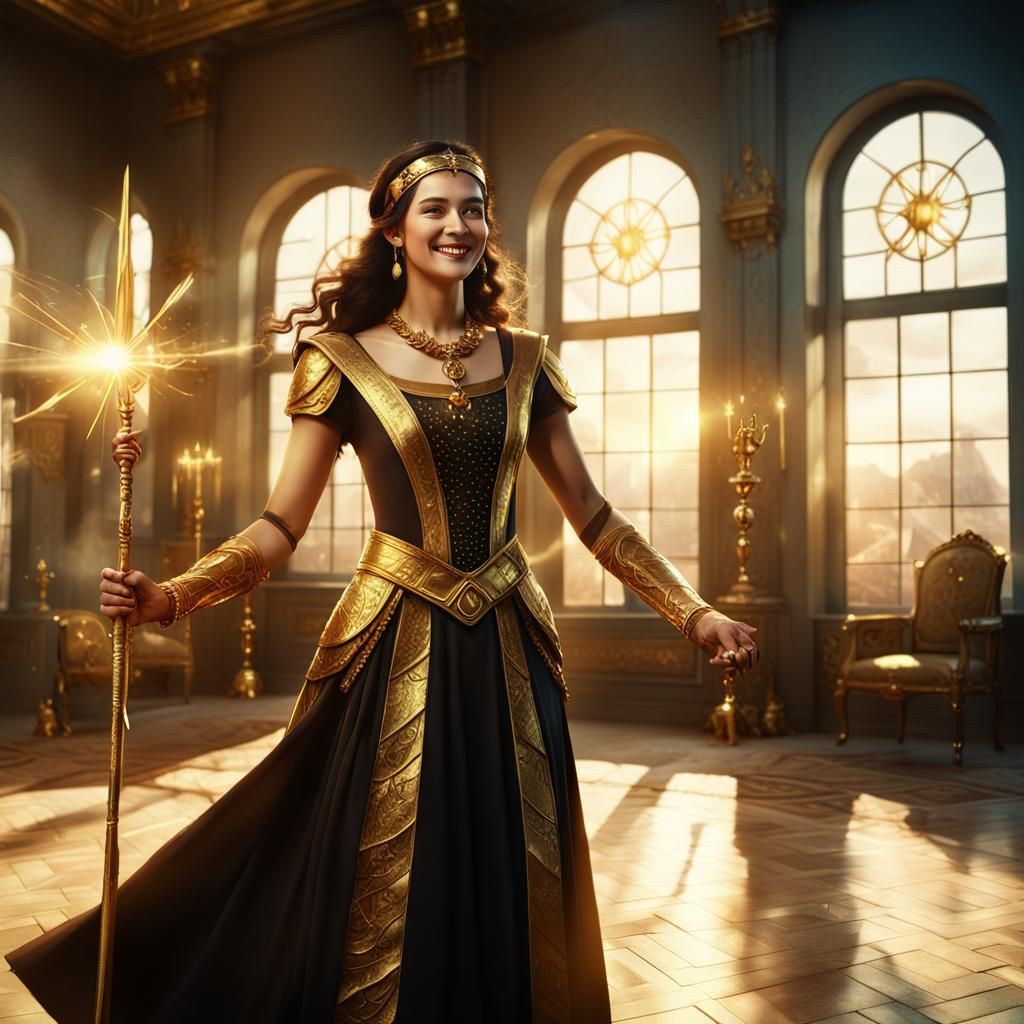 Čarodějka - Enchantress in Golden Regalia