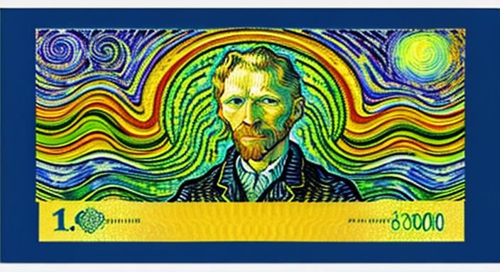 If van Gogh designed the banknote on a psychedelic trip - AI Generated ...