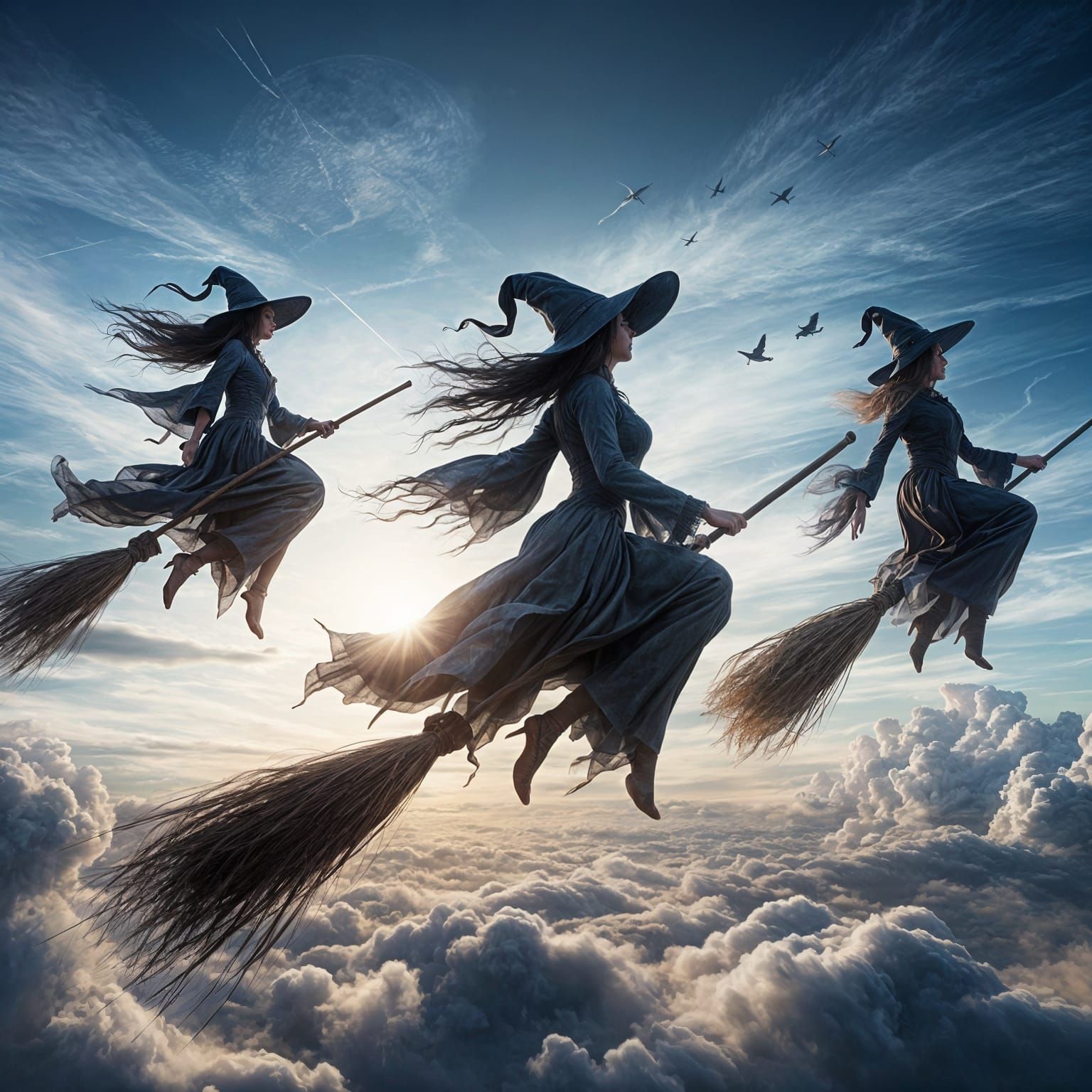 Away they fly - AI Generated Artwork - NightCafe Creator