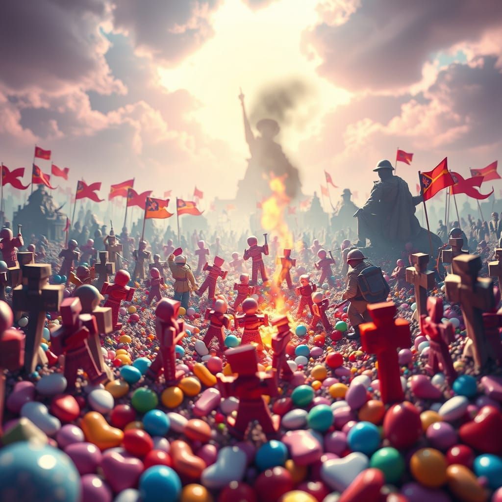 The Day the Candy War Ended - Bleeding Pastel Landscapes on ...