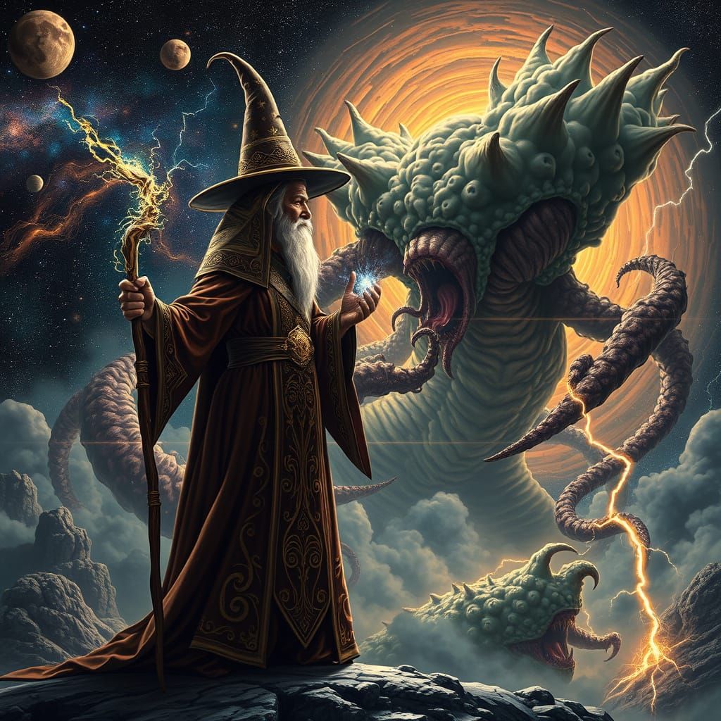 Galactic Sorcerer VS Inter Dimensional Monster