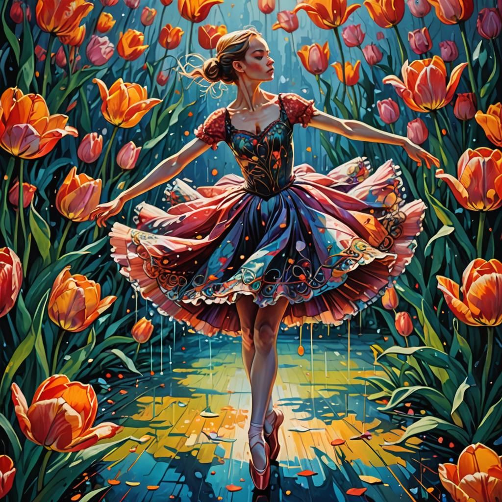 Spring waltz - AI Generated Artwork - NightCafe Creator