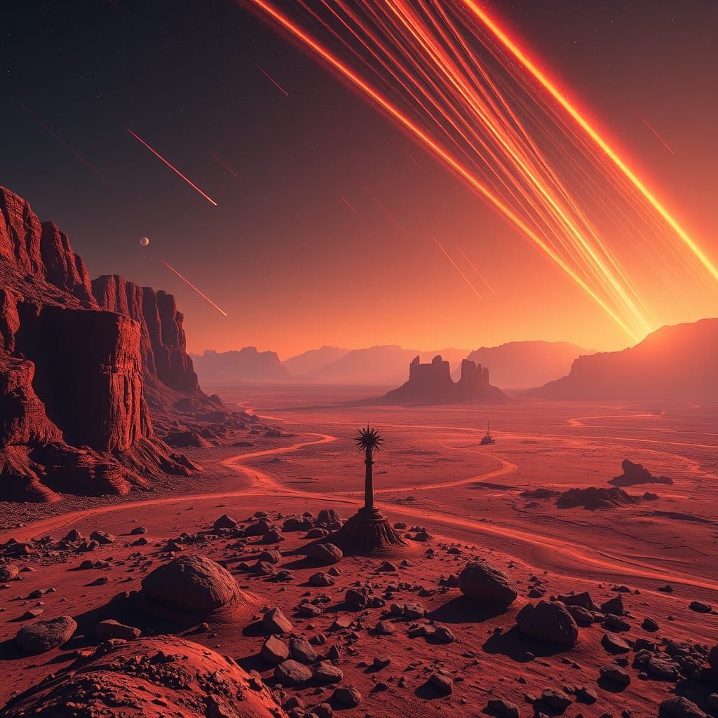 blazing meteor trails - blazing meteor trails