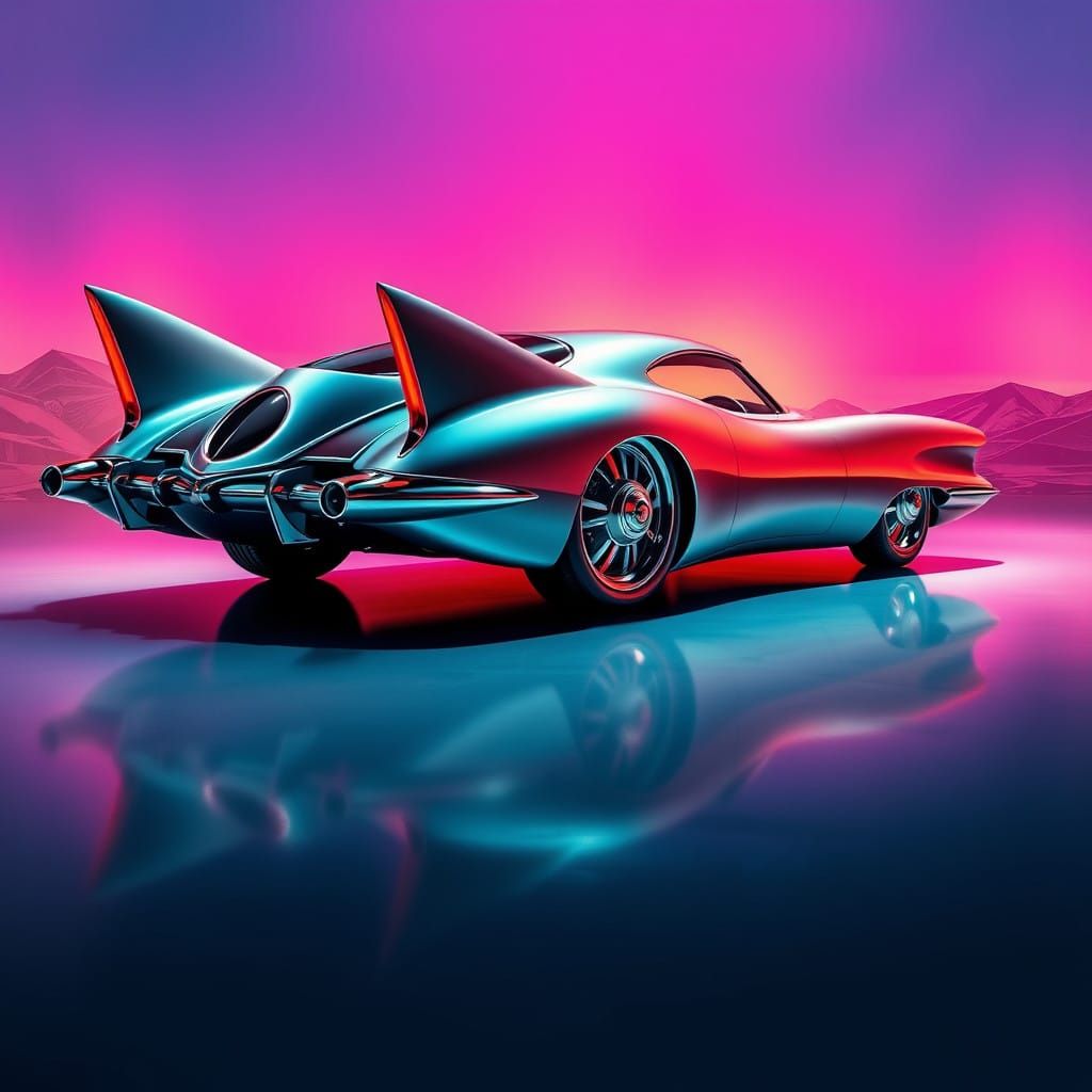 1955 turbine engine concept car - 1955 turbine engine concep...