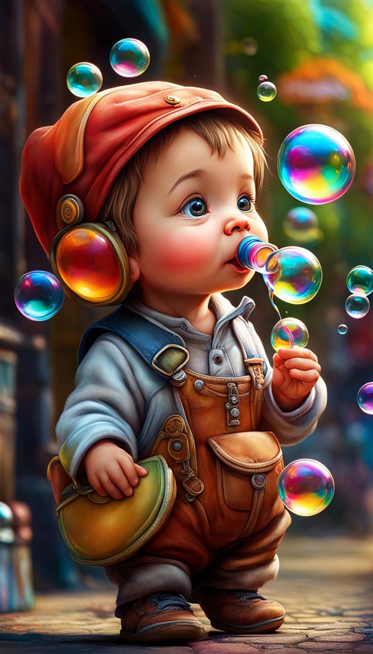 FOREVER BUBBLES 1 - AI Generated Artwork - NightCafe Creator