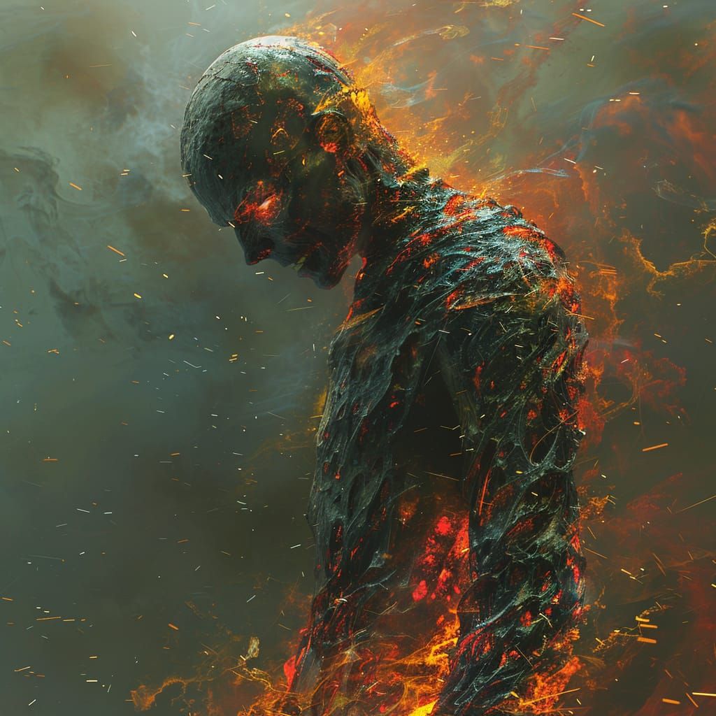 Inferno, the Flame Fiend - AI Generated Artwork - NightCafe Creator