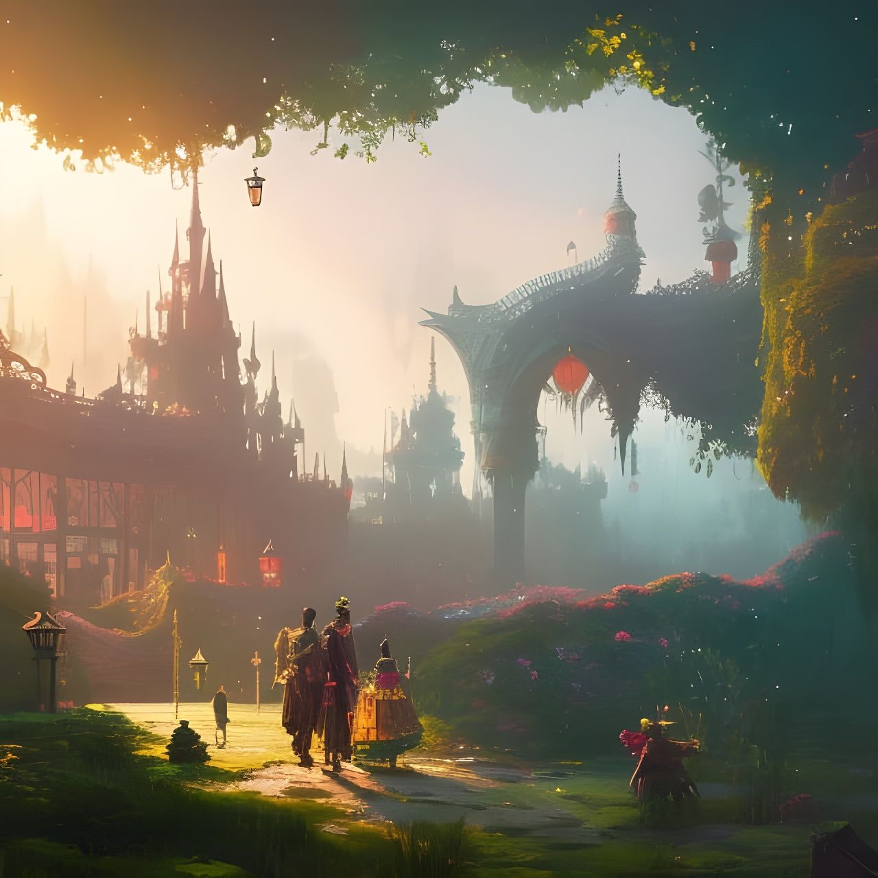 Springtime Estate No. 11 - AI Generated Artwork - NightCafe Creator