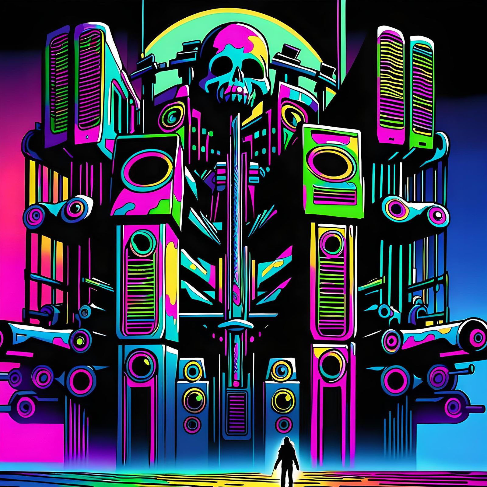 Antipathique gothic art psychedelic art mysterious elaborate colorful ...