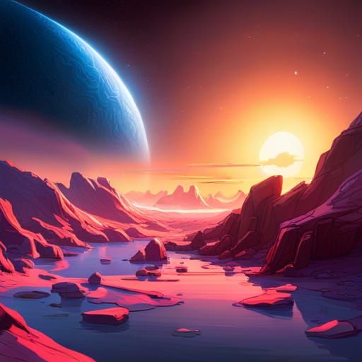 starscape ; hyperdetailed ; nebula ; 8k resolution concept art by Greg ...