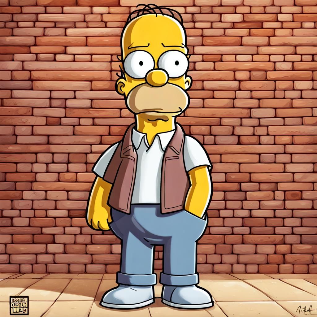 Homer “The Chill” Simpson - AI Generated Artwork - NightCafe Creator