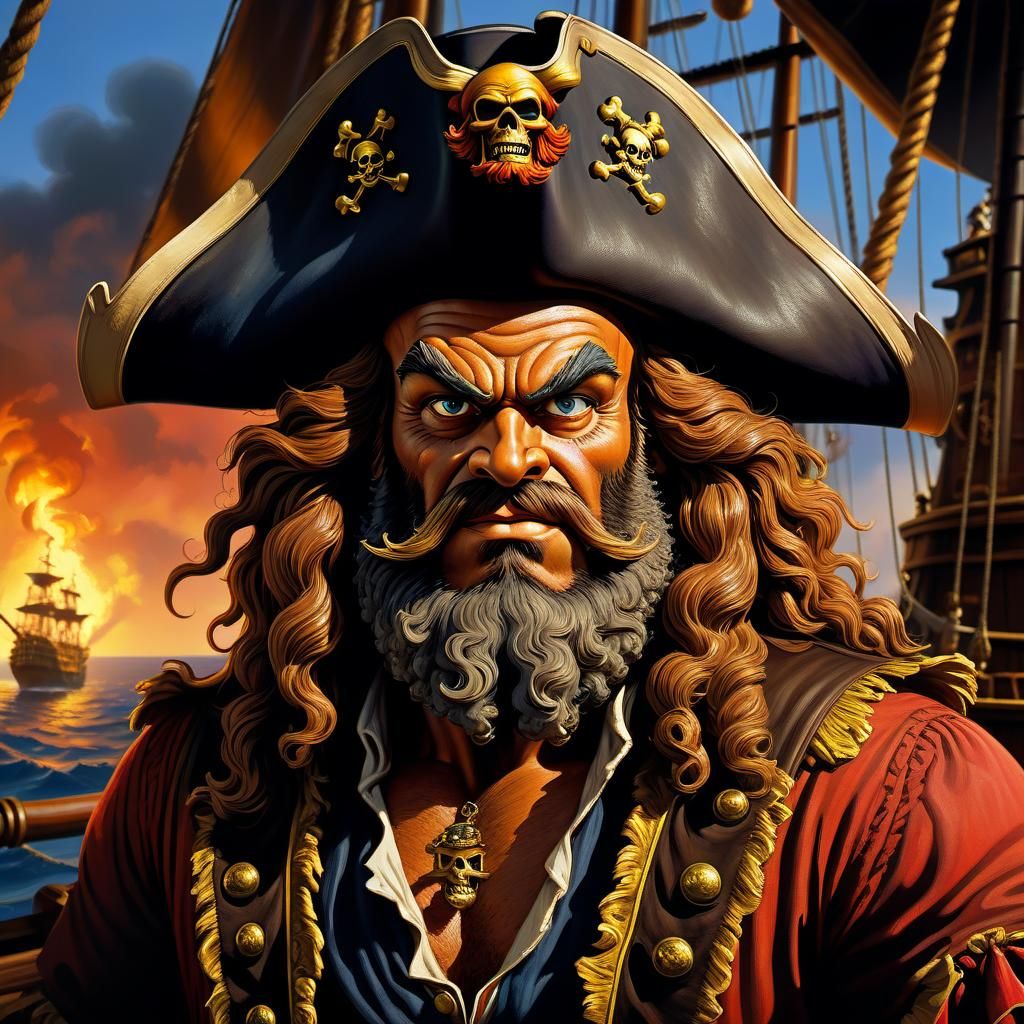 Pirate LeChuck - AI Generated Artwork - NightCafe Creator