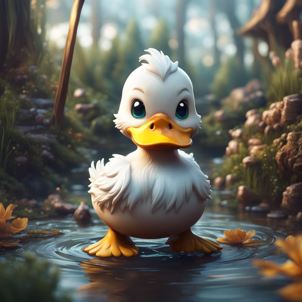 Chibi duck #1 - AI Generated Artwork - NightCafe Creator