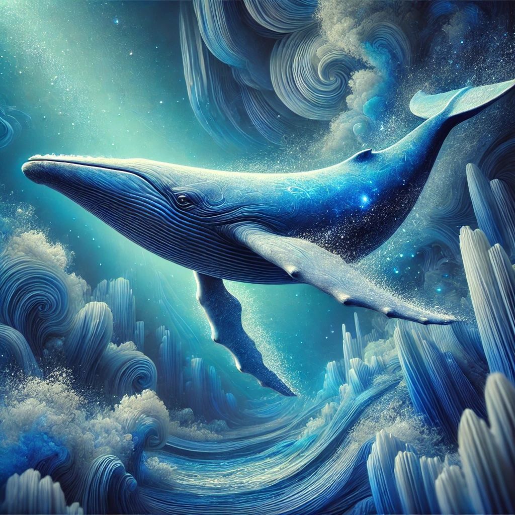 Blue Whale - AI Generated Artwork - NightCafe Creator