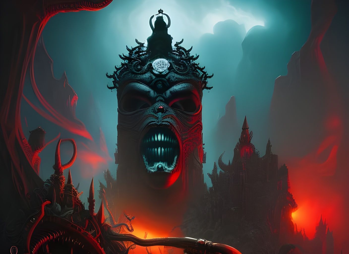 From the Void, HE RISES - AI Generated Artwork - NightCafe Creator