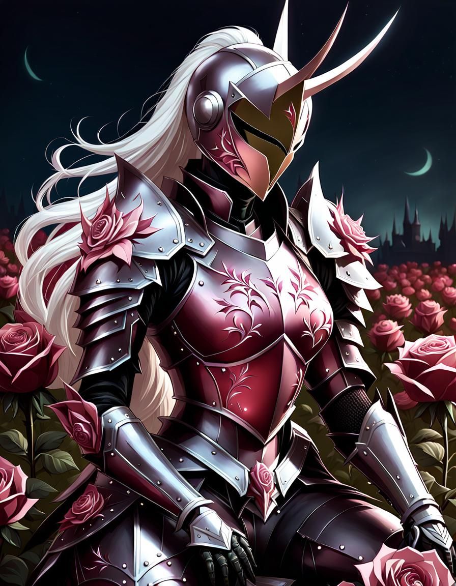 Rose knight test - AI Generated Artwork - NightCafe Creator