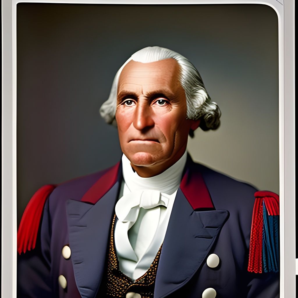 George Washington the Father of the United States - AI Generated ...