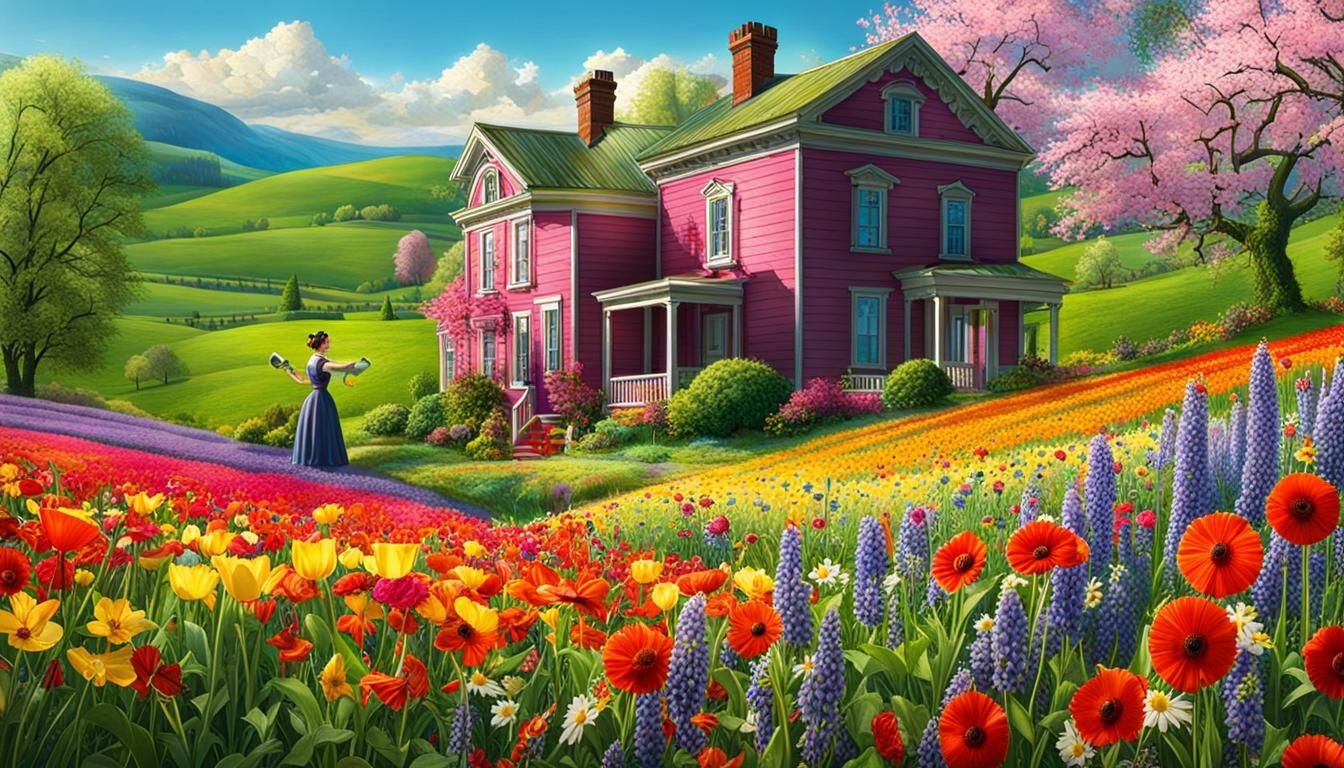 Springtime Home - AI Generated Artwork - NightCafe Creator