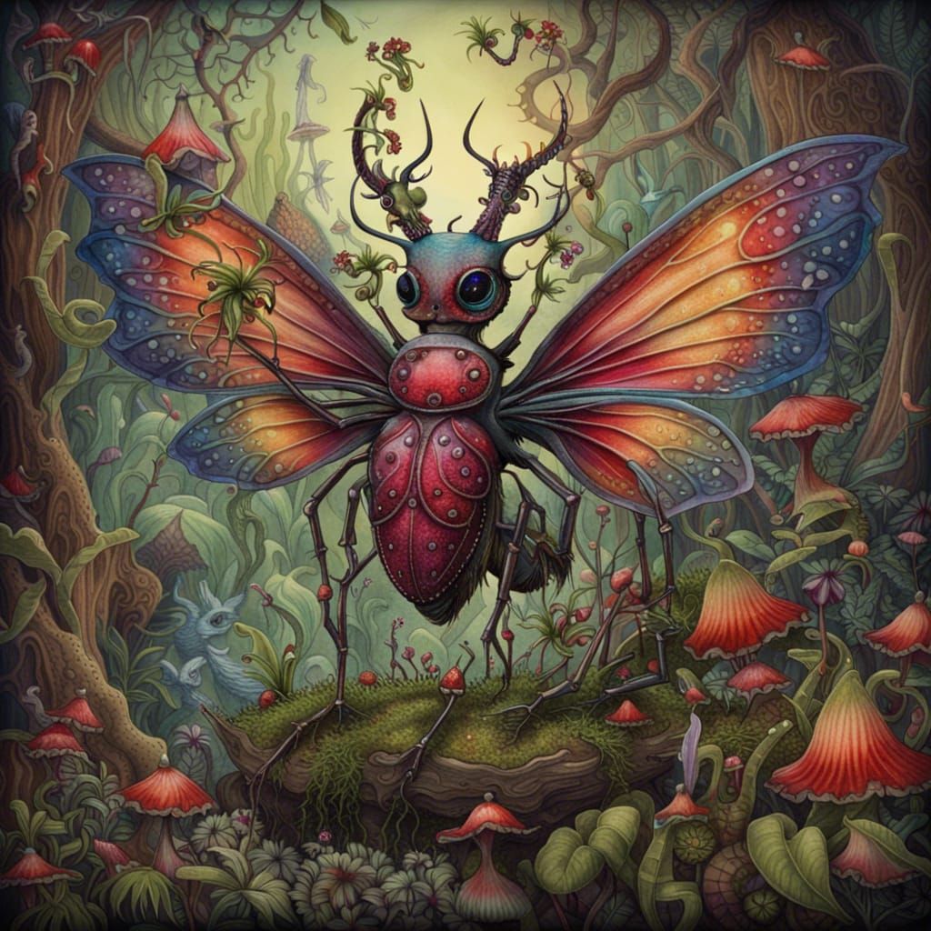 Woodland weird - AI Generated Artwork - NightCafe Creator