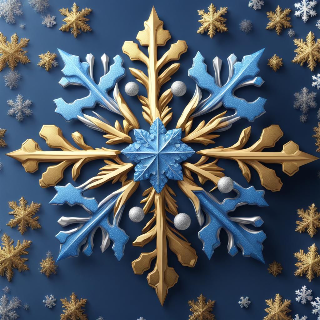 Snowflake - AI Generated Artwork - NightCafe Creator