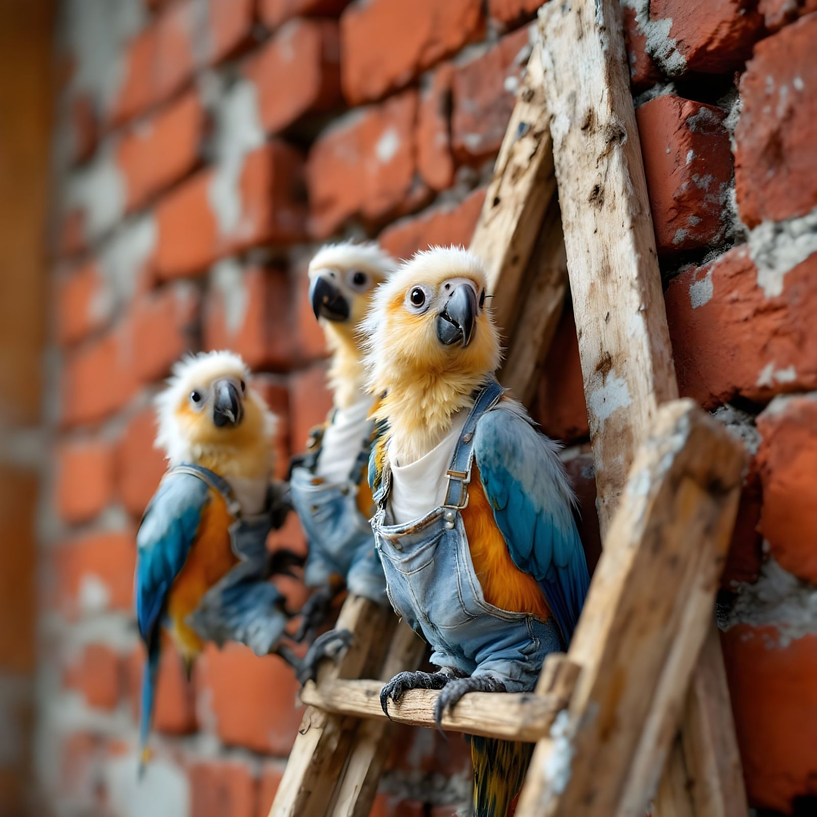 Parrots on the job 😍 - Parrots on the job 😍