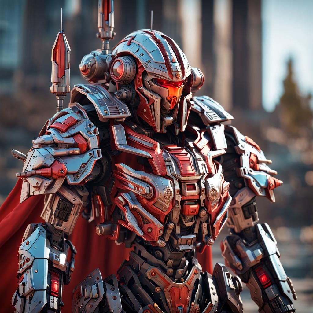 Detailed, complicated centurion mech. Many details with brilliant ...