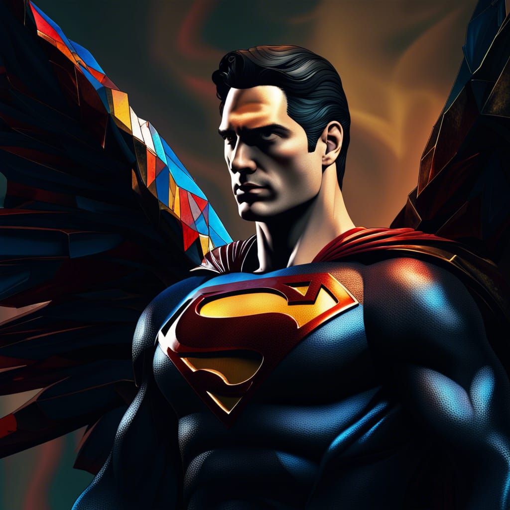 Superman The Archangel IV - AI Generated Artwork - NightCafe Creator