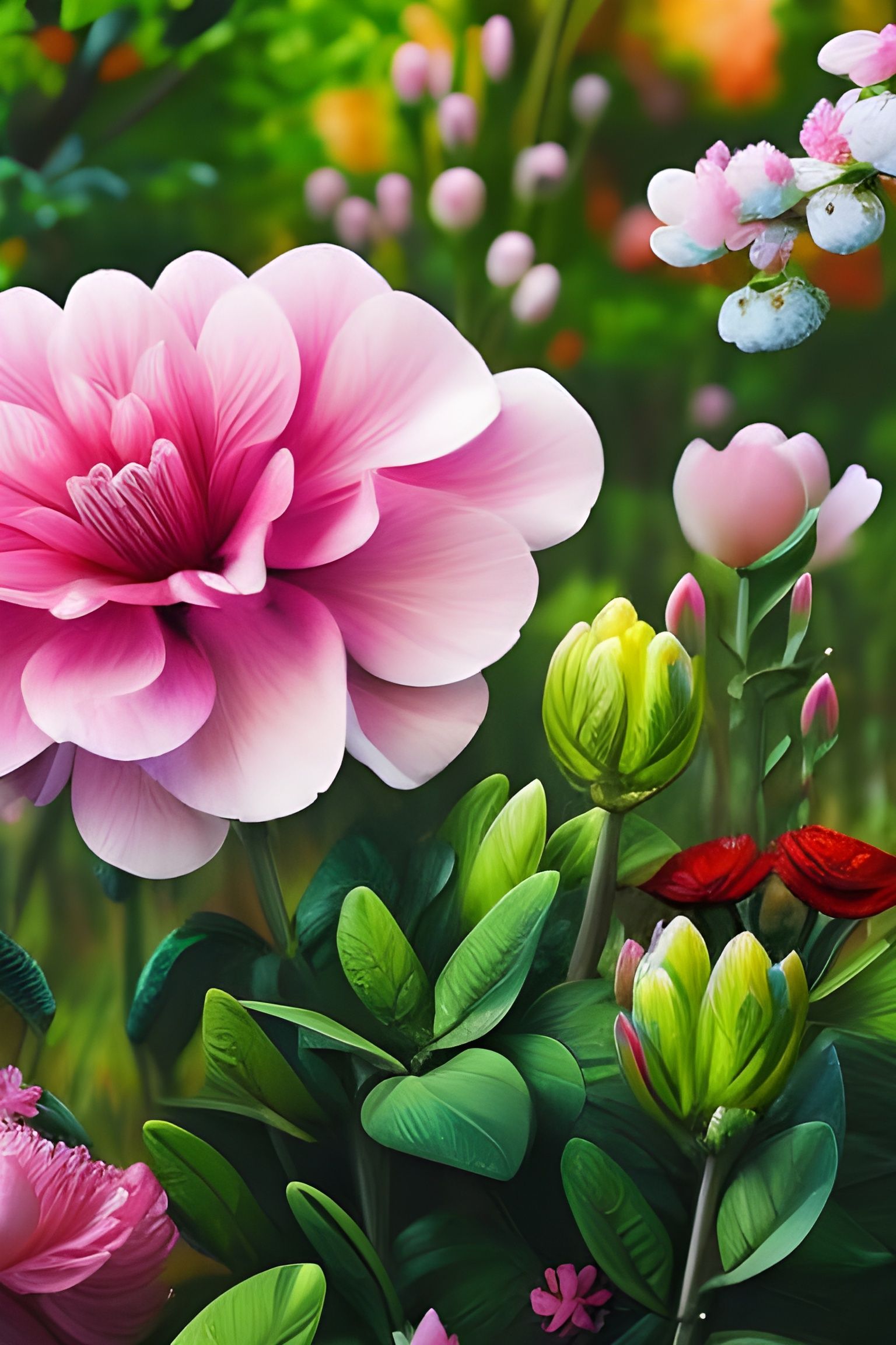 Flowers - AI Generated Artwork - NightCafe Creator