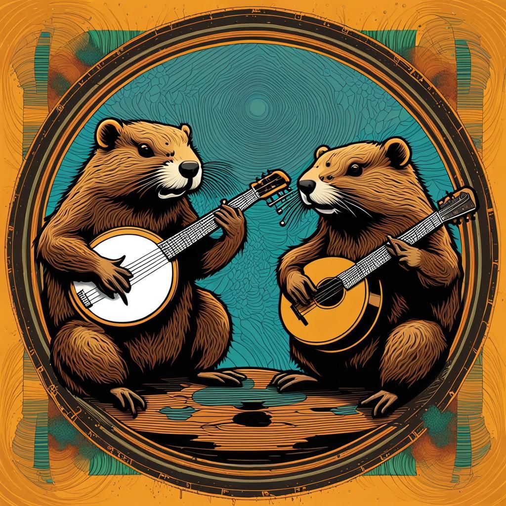 Beaver Jam - AI Generated Artwork - NightCafe Creator