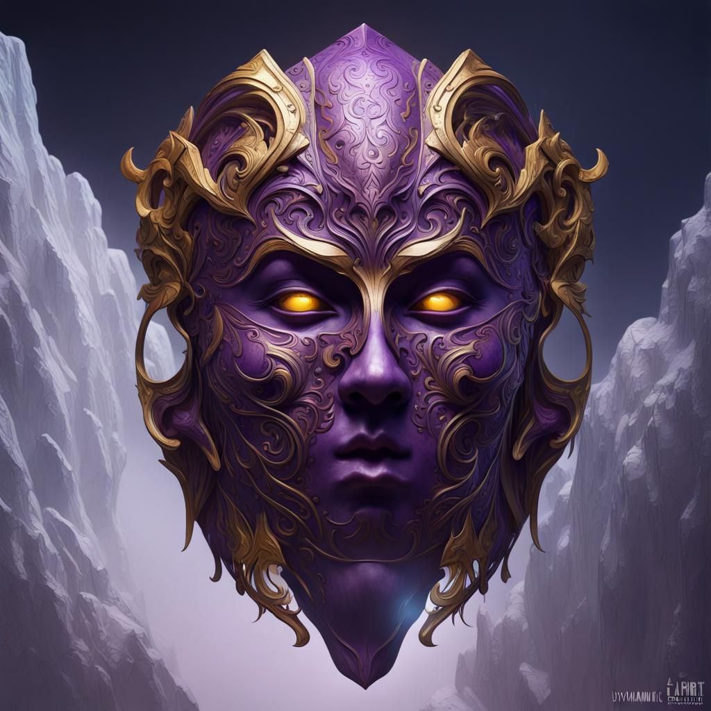 this exact mask but from a 30 degree angle away from the camera - AI ...