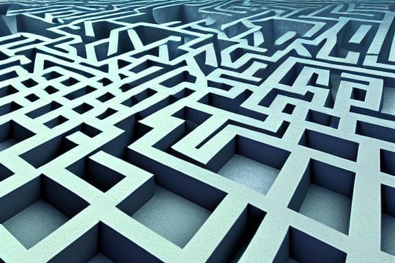 Infinity Maze - AI Generated Artwork - NightCafe Creator