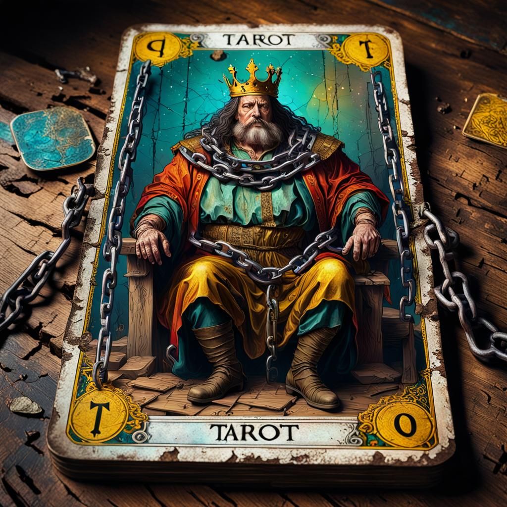 Chained King (New Card Concept) - AI Generated Artwork - NightCafe Creator