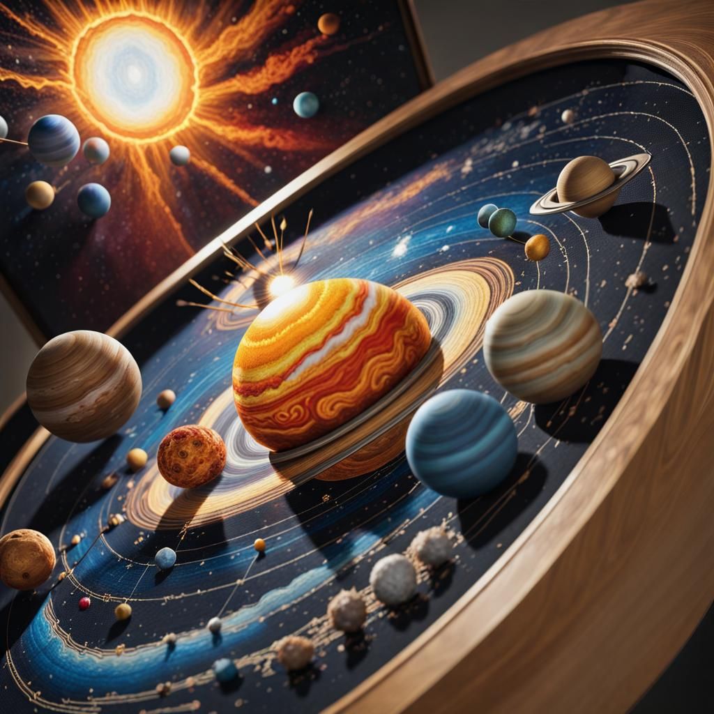 Solar System - AI Generated Artwork - NightCafe Creator