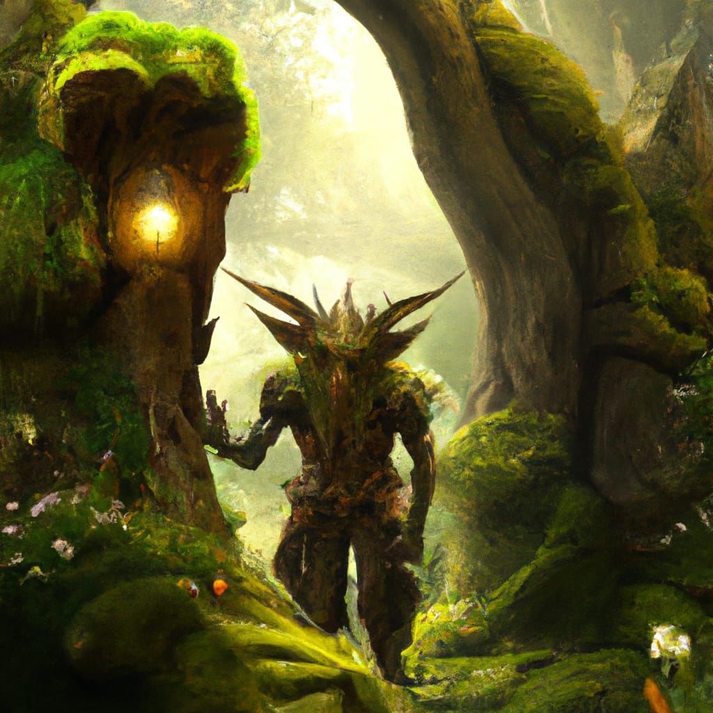 enchanted forest vibes? - AI Generated Artwork - NightCafe Creator