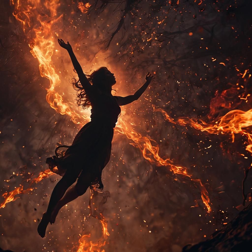 Lost Soul fall into Hell - AI Generated Artwork - NightCafe Creator