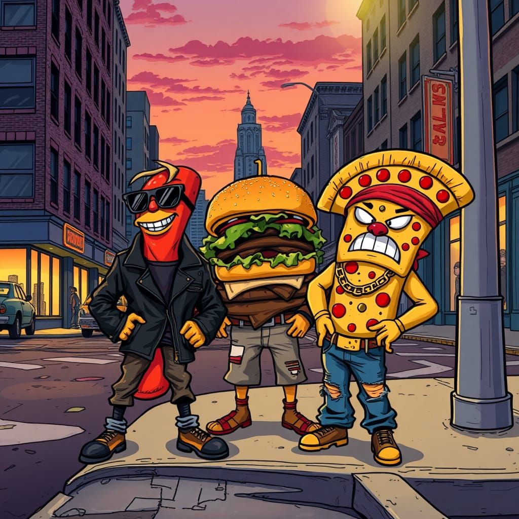 When Street Food Goes Bad (2) - AI Generated Artwork - NightCafe Creator