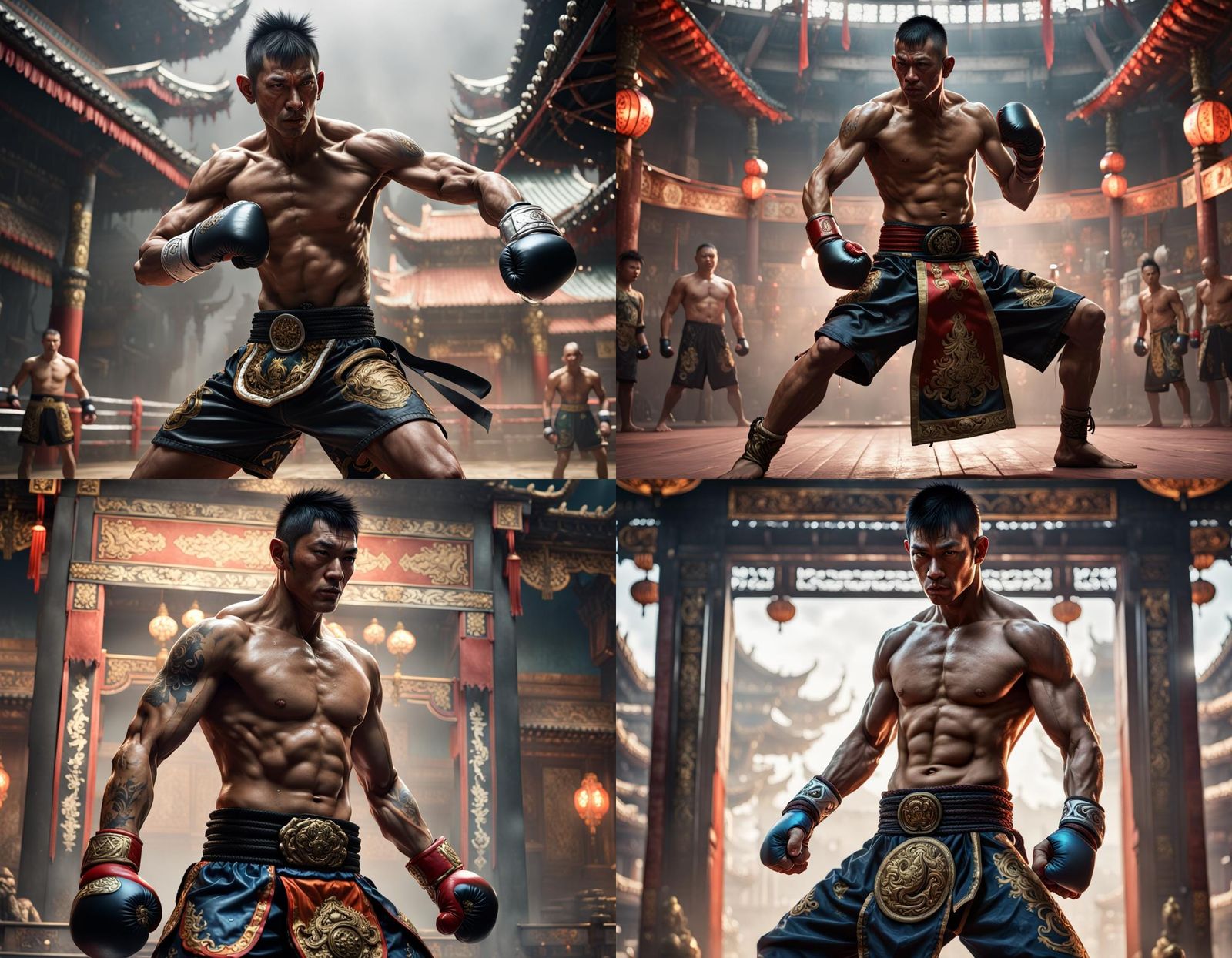 Muay Thai - AI Generated Artwork - NightCafe Creator