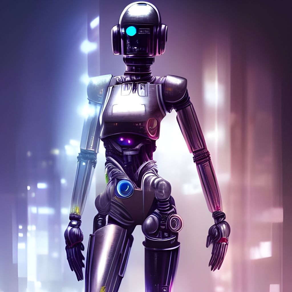 - Female hospitality Droid 3 - - AI Generated Artwork - NightCafe Creator