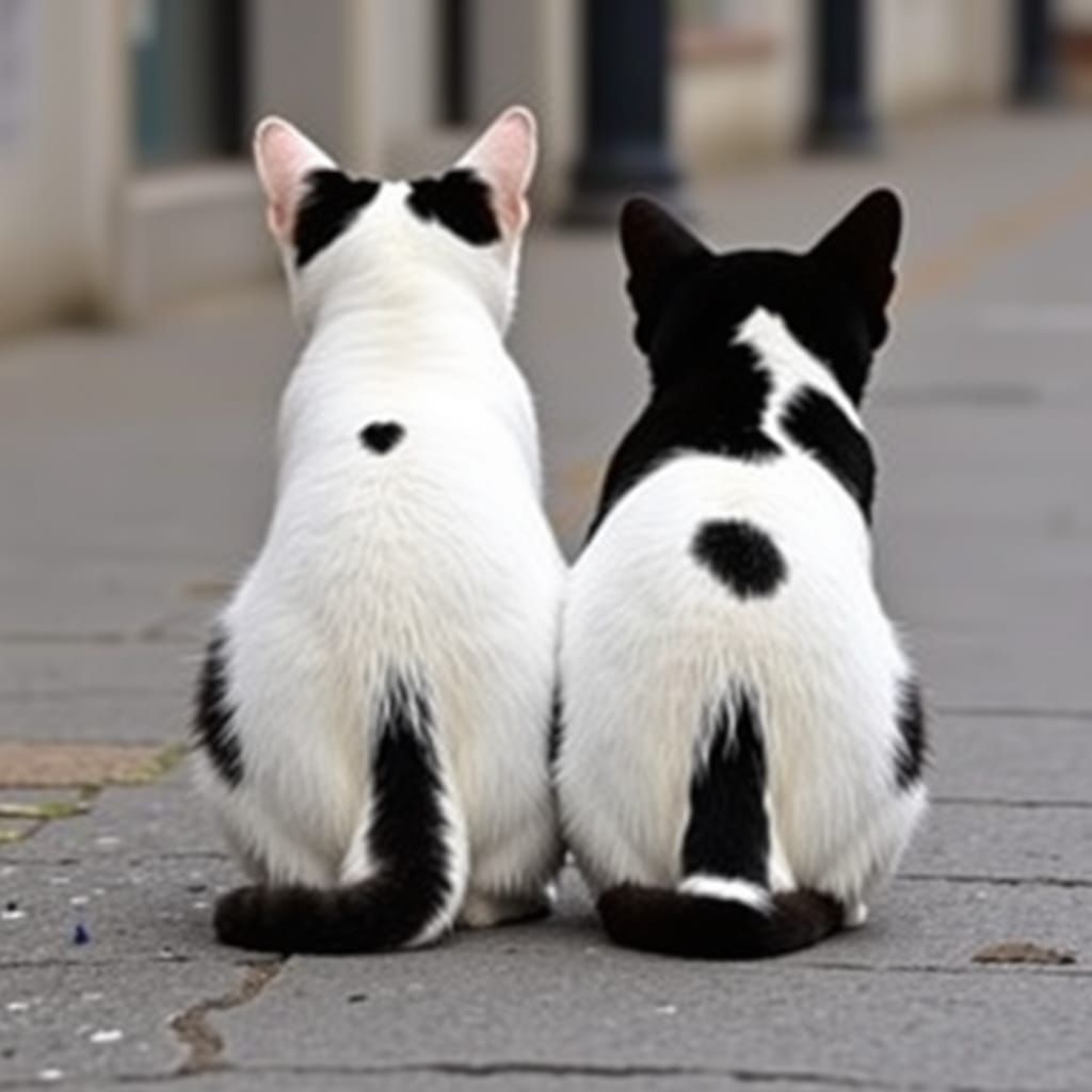 🐾 Cats Friends! - Feline Friends in Smiley Face Harmony