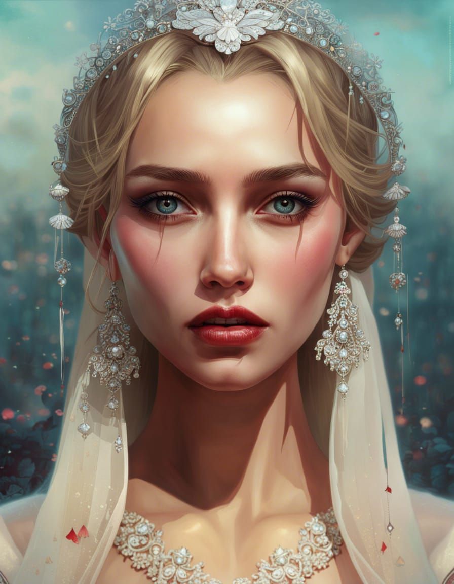 Sad bride - AI Generated Artwork - NightCafe Creator