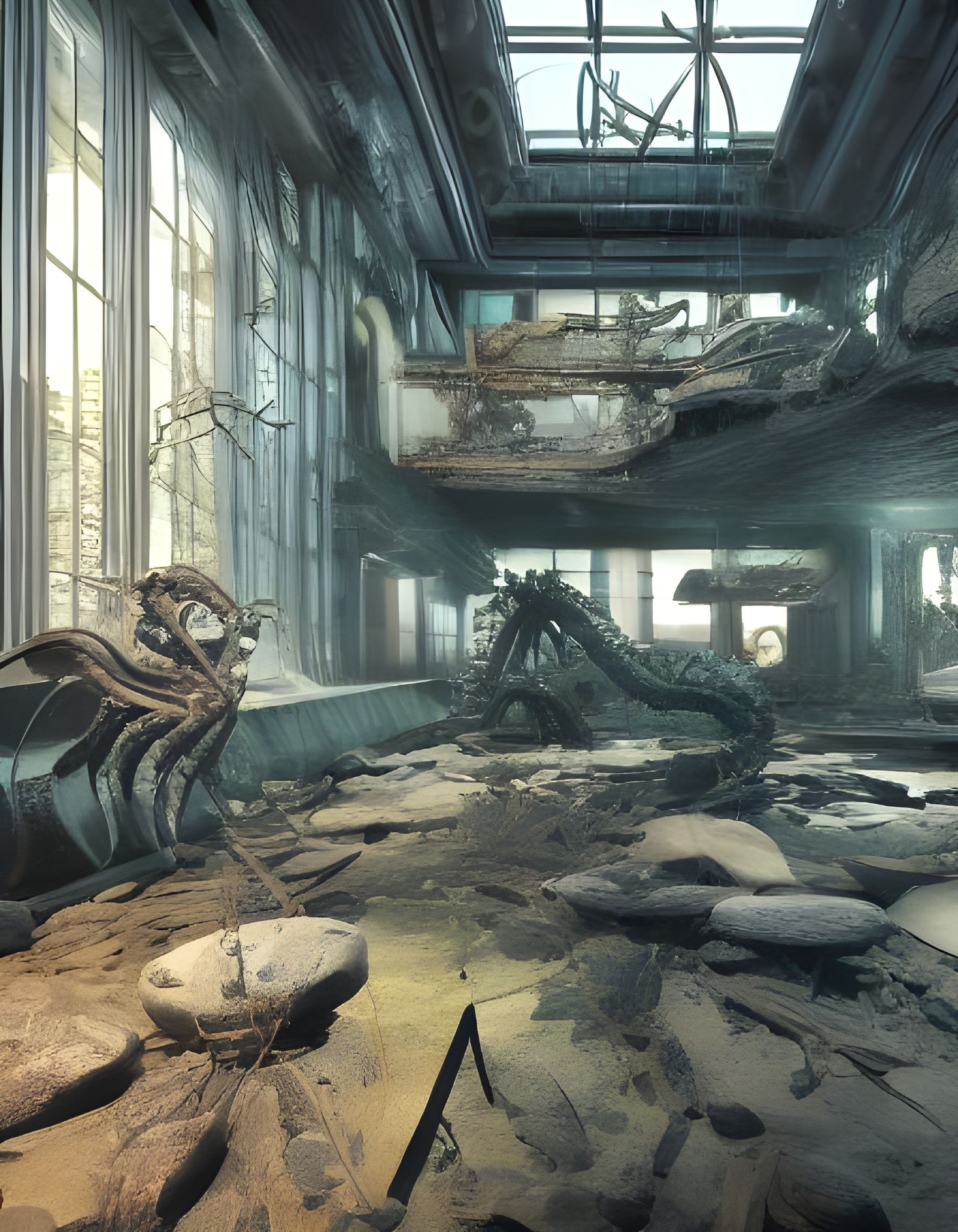 BIOMORPH 6 "The Dining Room" - AI Generated Artwork - NightCafe Creator